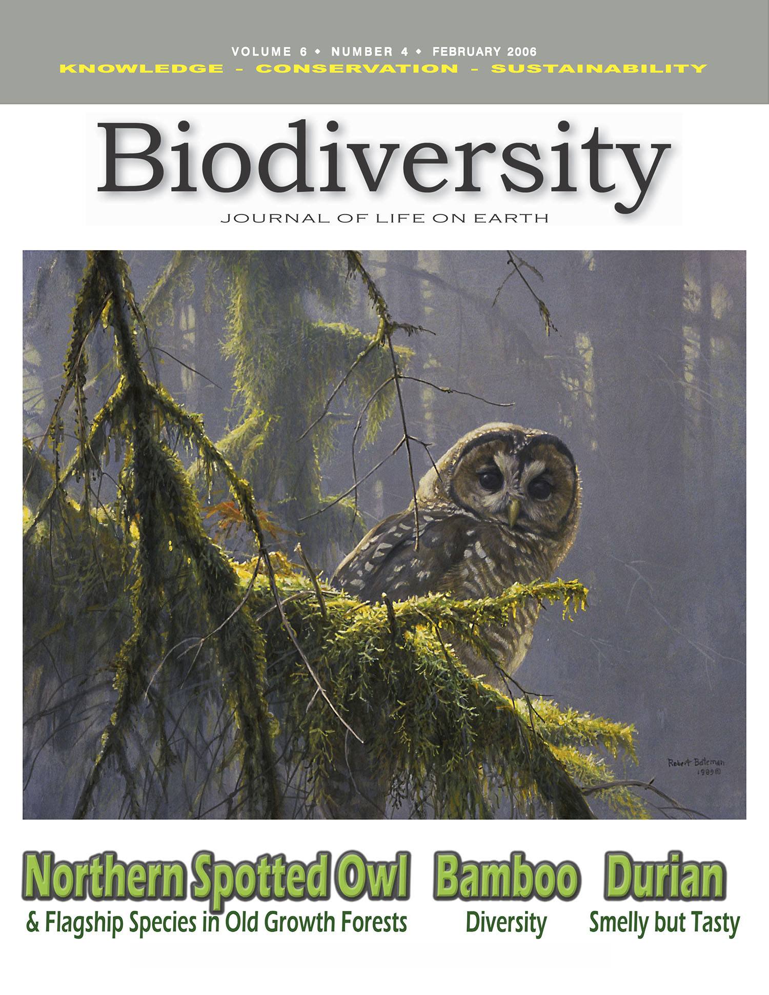 BIODIVERSITY: JOURNAL - Biodiversity Conservancy International